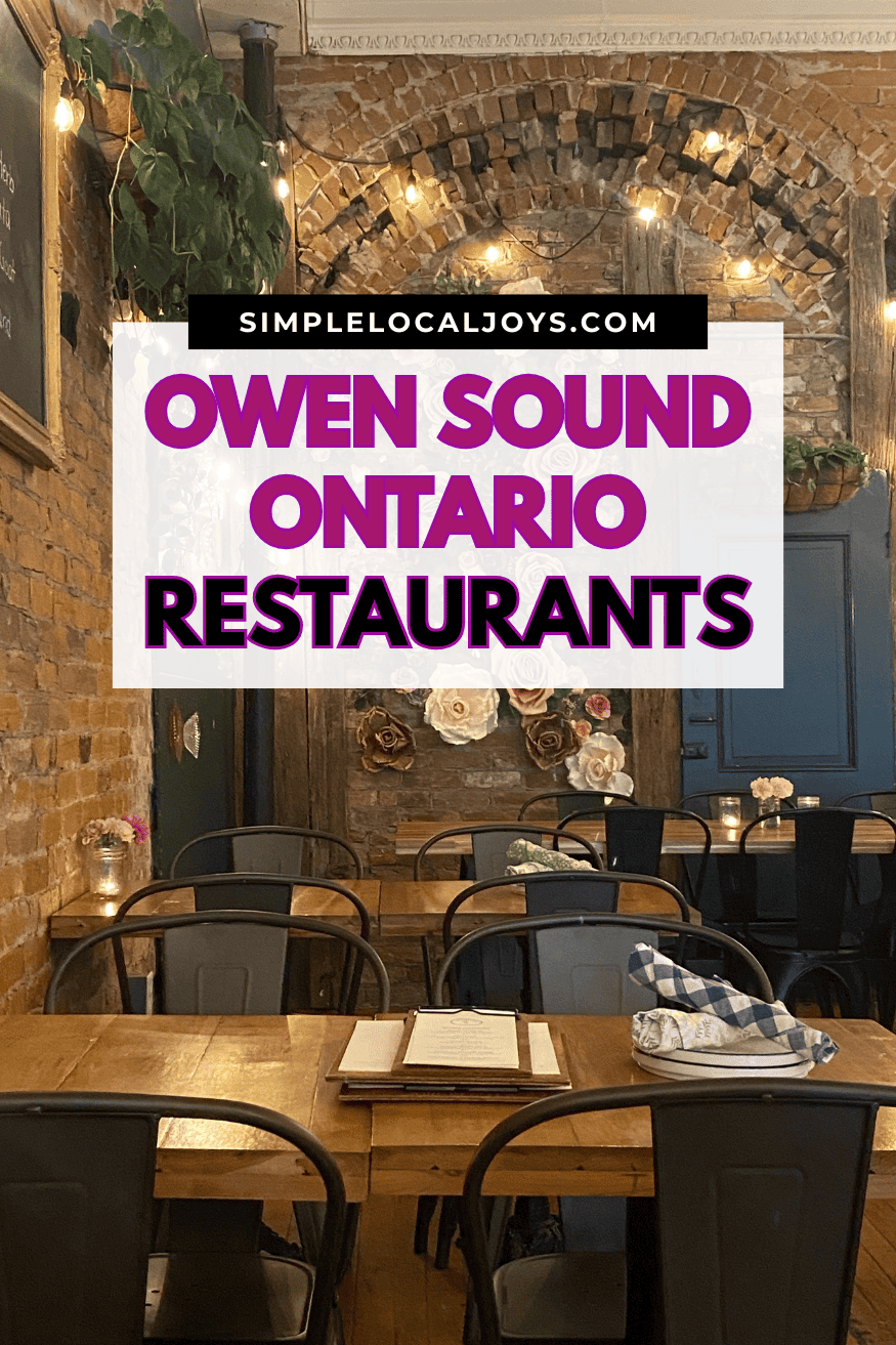Best Owen Sound Restaurants (Locals Guide) – Simple Local Joys